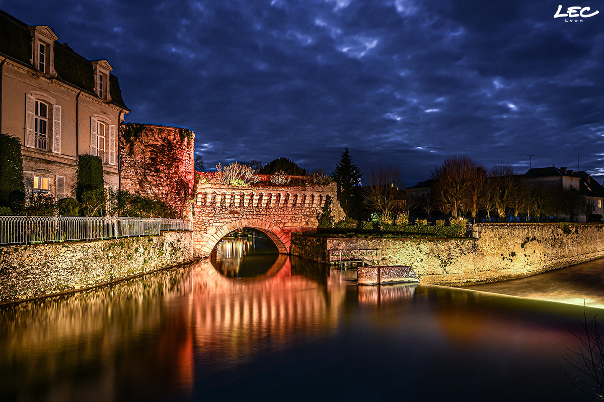 The water gate opening onto its outlet, is one of the most emblematic ...